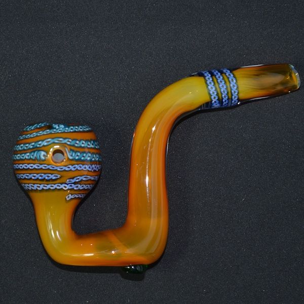 Stand Up Glass Sherlock Pipe - NYVapeShop